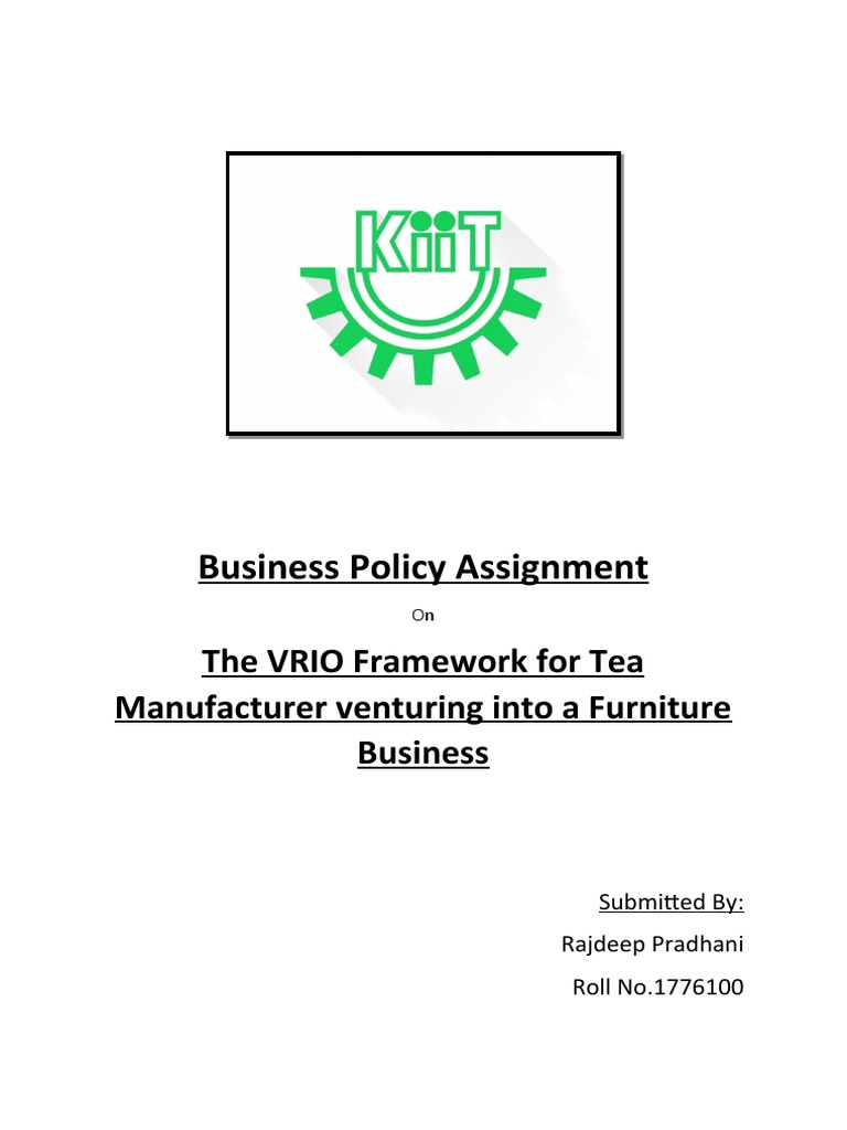 VRIO Framework Assignment | PDF | Economies | Business