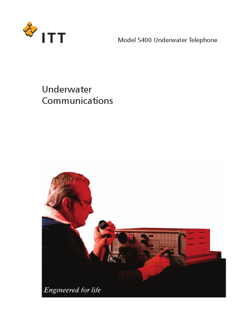 Model 5400 Underwater Telephone | PDF | Amplifier | Microphone