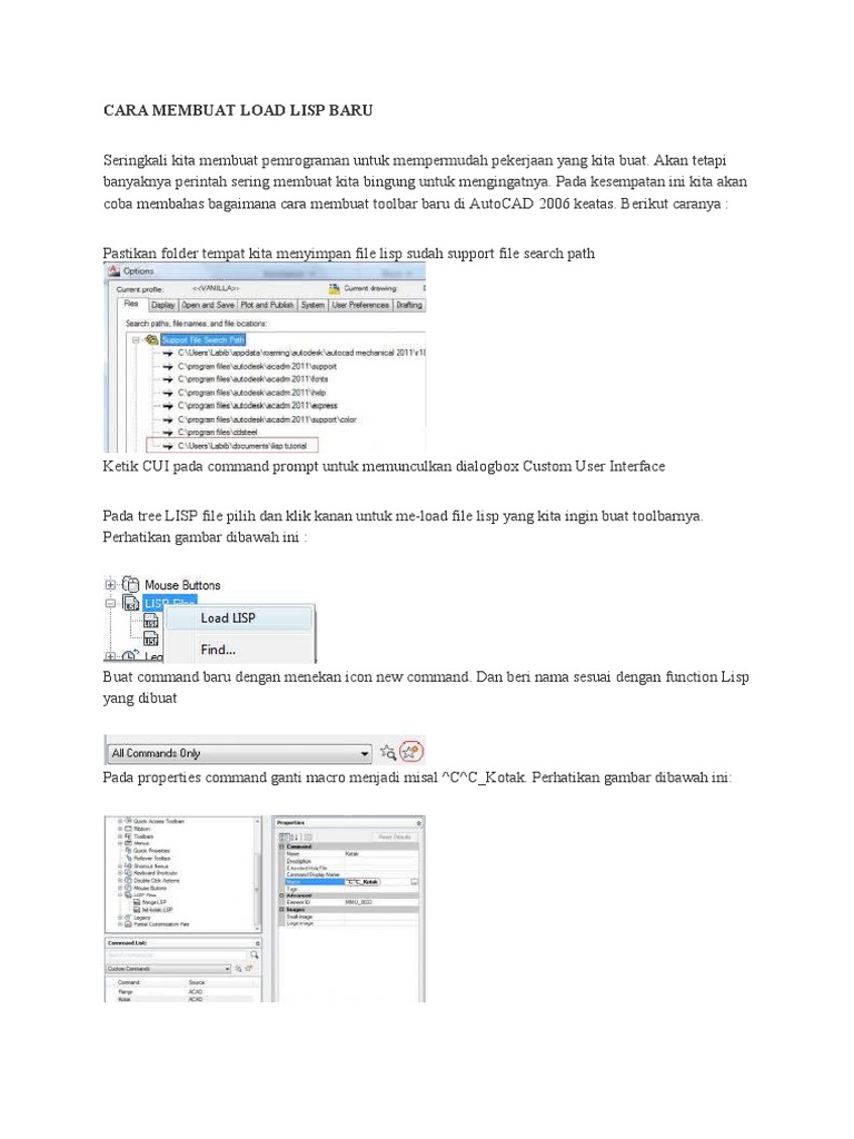 Cara Membuat Load Lisp Baru | PDF | Seni