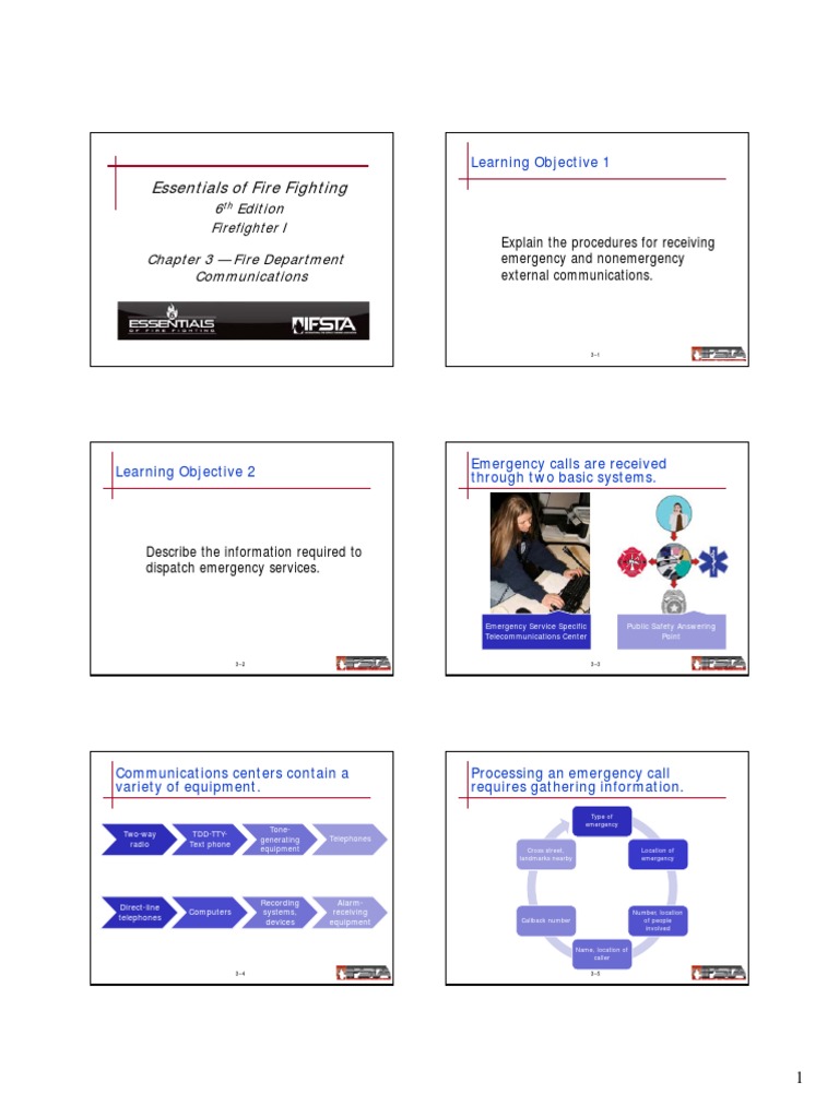 Essentials of Fire Fighting: 6 Edition Chapter 3 - Fire Department ...