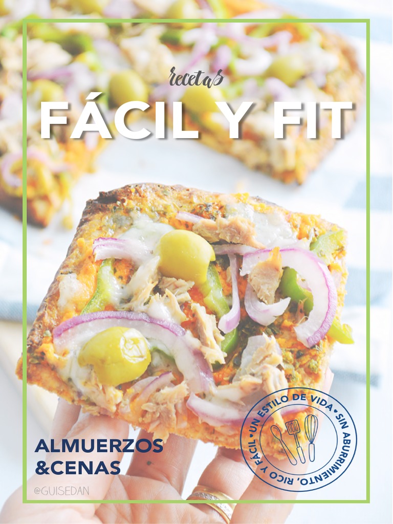 Fácil y Fit - Almuerzos y Cenas | PDF | Bola de masa hervida | Salsa