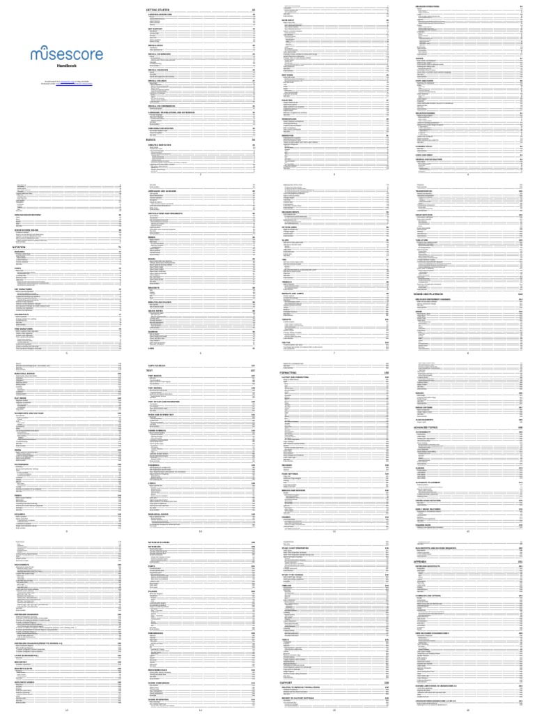 MuseScore 3 Handbook PDF | PDF | Computer Keyboard | System Software