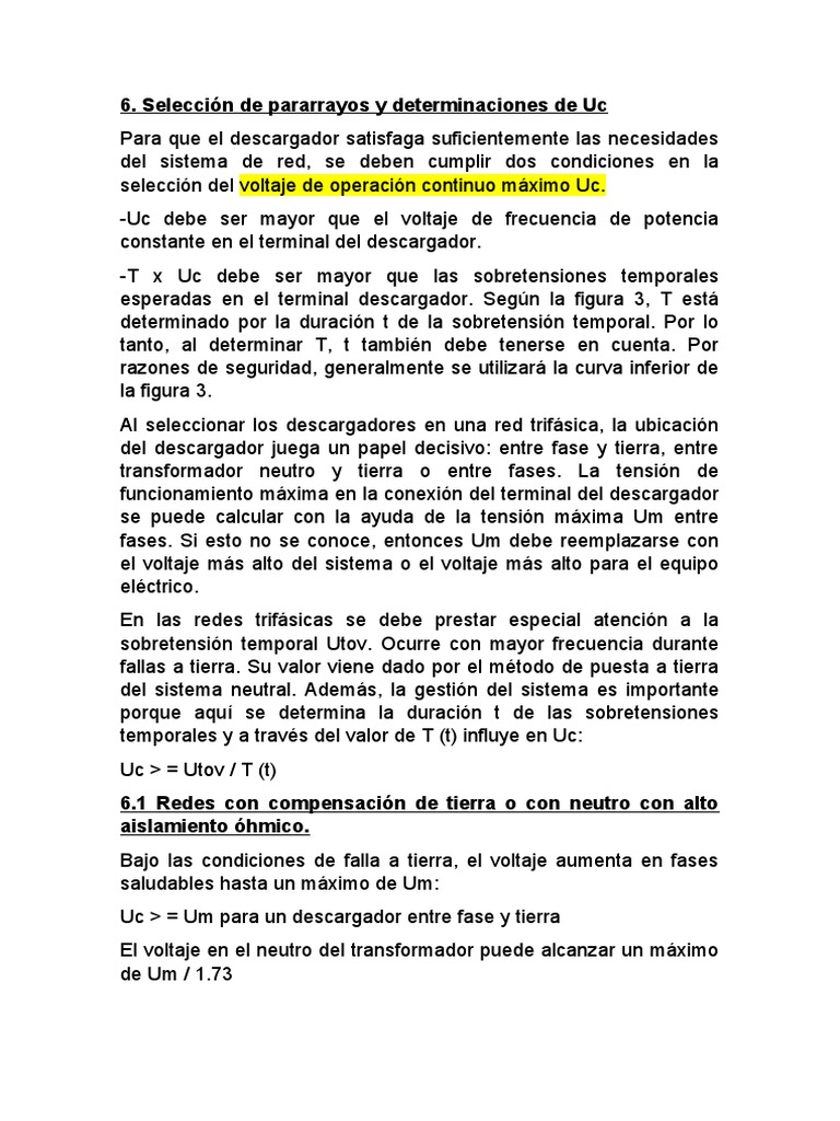Pararrayos en Redes de Media Tension ABB | PDF | Transformador | voltaje
