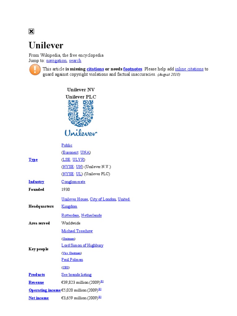 Unilever | Unilever | Business