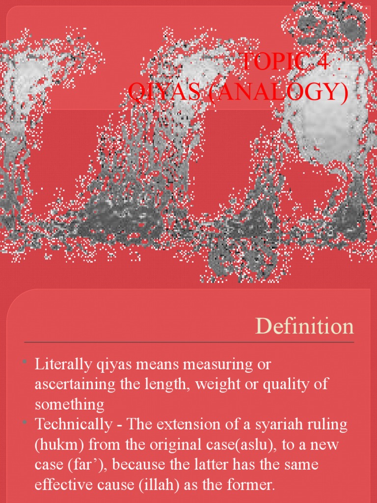 Qiyas | PDF | Islamic Philosophy | Islamic Behaviour And Experience