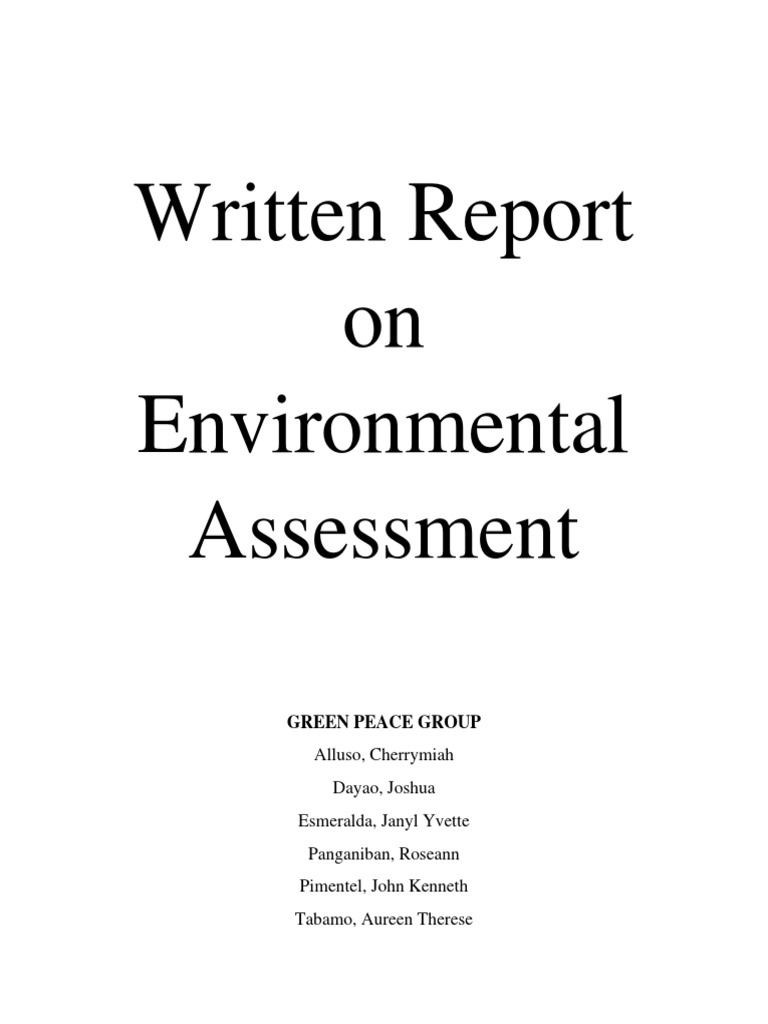 Manila Bay Environmental Assessment Report | PDF | Habitat Destruction ...