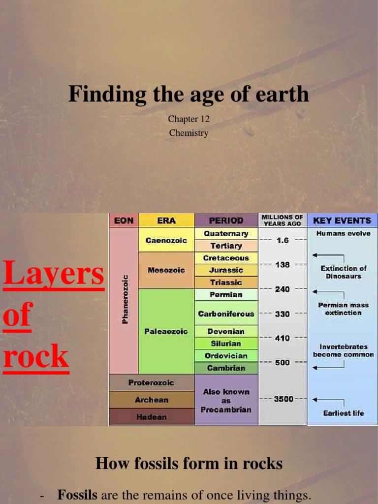 12.finding The Age of Earth | Download Free PDF | Fossil | Geology