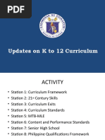 K 12 Framework | PDF | Pedagogy | Curriculum