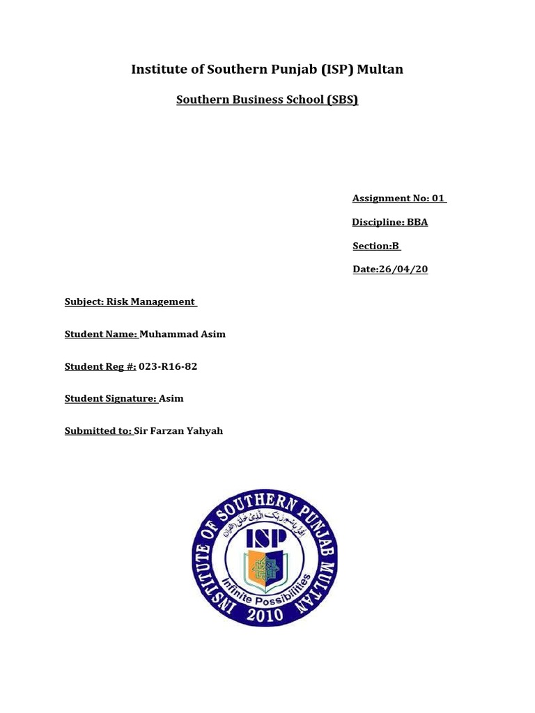 Institute of Southern Punjab (ISP) Multan: Southern Business School ...