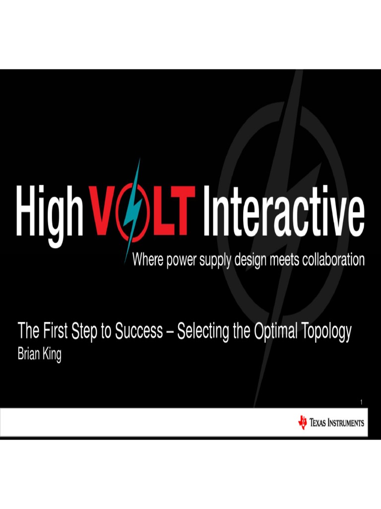 Selecting Optimal Topology Smps | PDF | Rectifier | Bipolar Junction ...