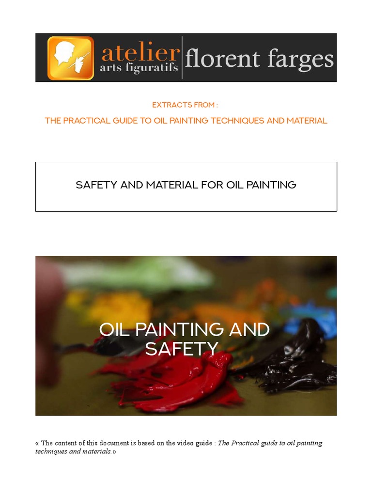 Oil Painting Safety and Techniques Guide | PDF | Oil Painting | Visual Arts
