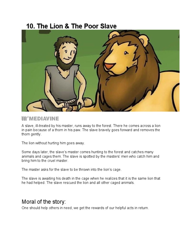 A Helping Hand Rewarded: How a Slave's Compassionate Act of Removing a ...