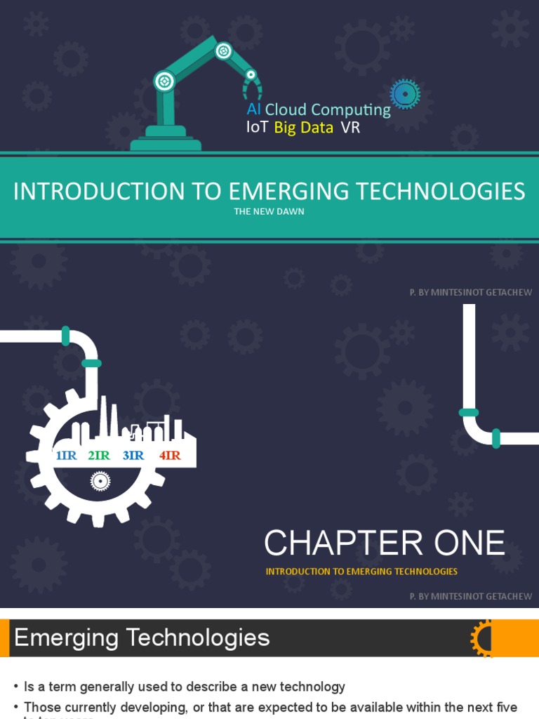 Introduction To Emerging Technologies Lecture Slide | PDF | Augmented ...