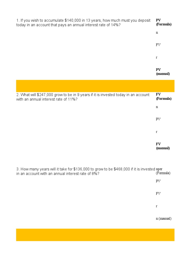 NPV Practice and Valuation Questions From Harvard Cases | PDF ...
