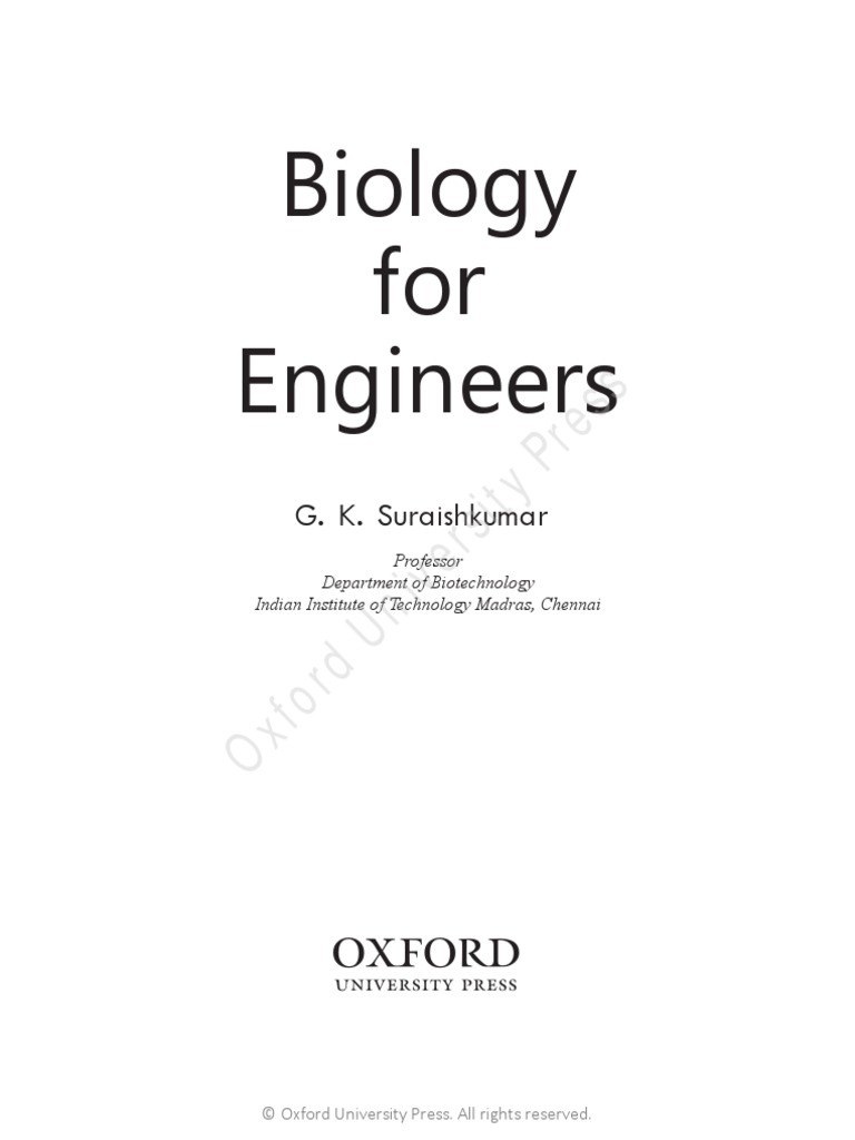 Biology For Engineers: Press | PDF | Dna | Primer (Molecular Biology)