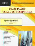 Pilot Plant Scale Up Techniques | PDF