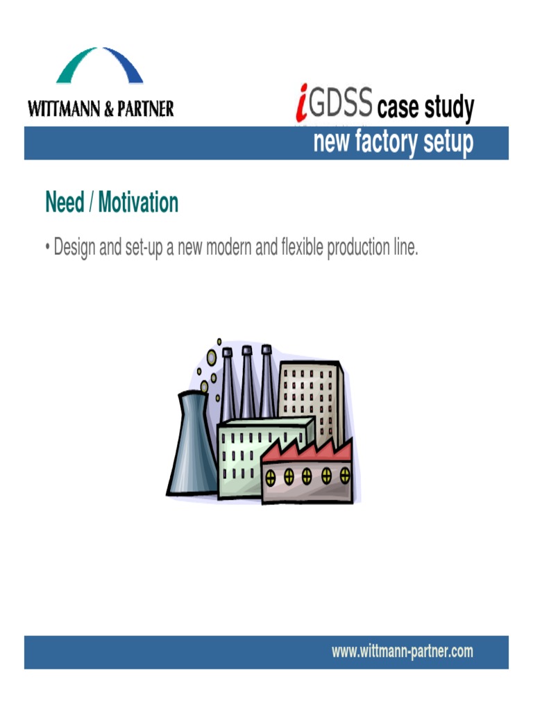 New Factory Setup: Case Study | PDF | Factory | Simulation