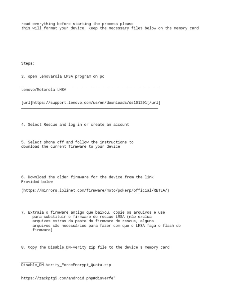 Moto E6 Plus Root Guide (ENG) | PDF | Booting | Computer File