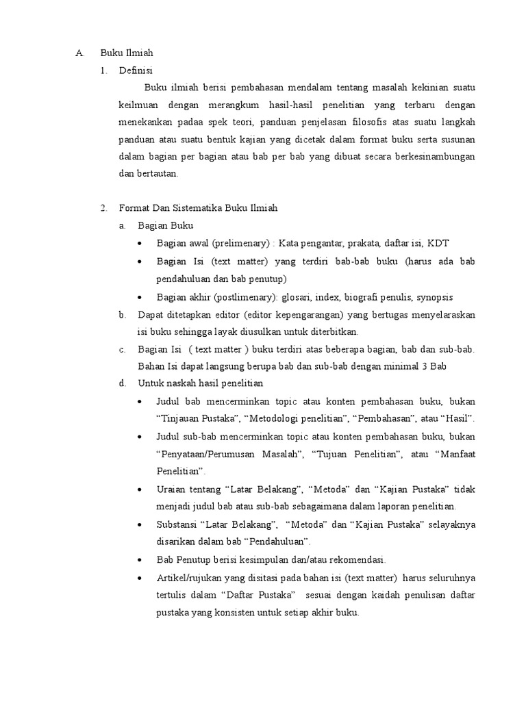 Panduan Karya Bunga Rampai Ilmiah | PDF