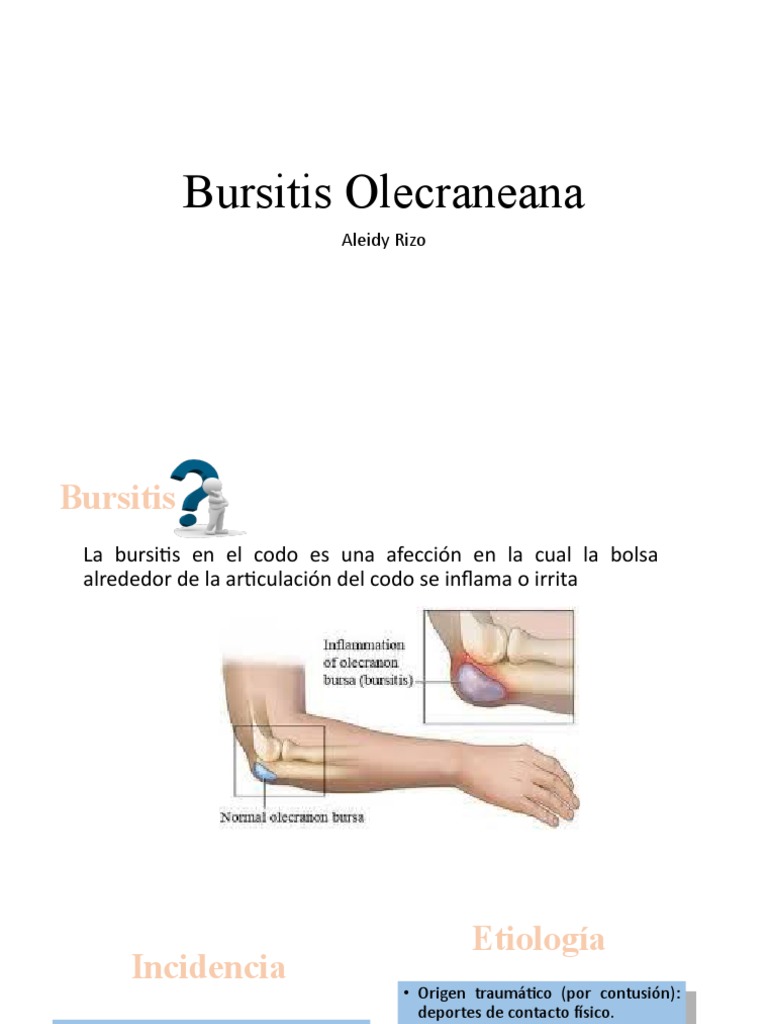 Bursitis Olecraneana: Causas y Tratamiento | PDF | Codo | Mano