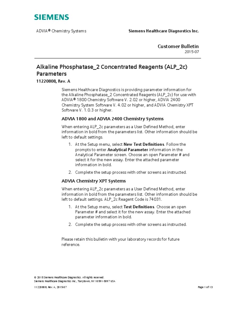 ALP - 2c Parameter List | PDF | Chemistry | Nature
