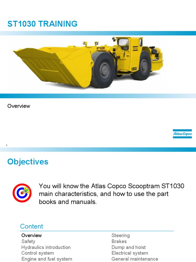 01 ST1030 Machine Overview | PDF | Wheeled Vehicles | Transportation ...