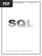 Dbms Lab Manual: B.C.A. Second Semester | PDF