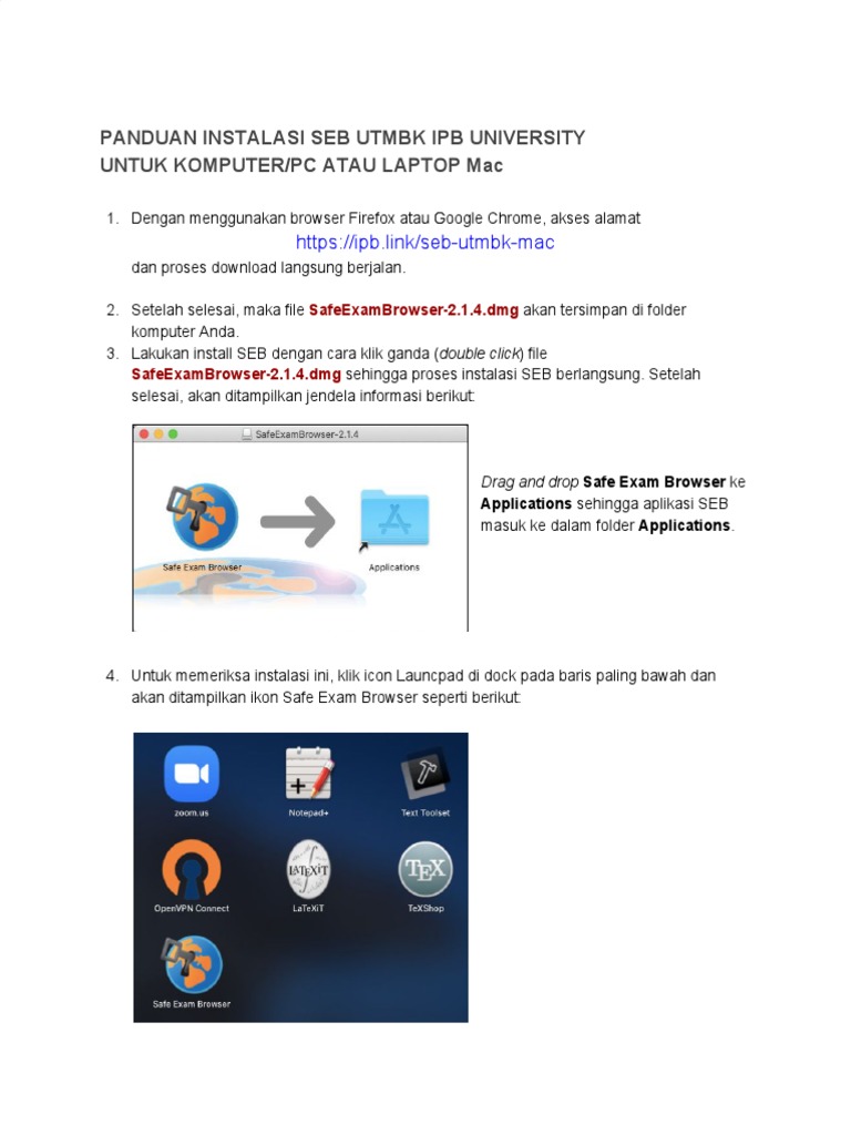 Panduan SEB Mac | PDF