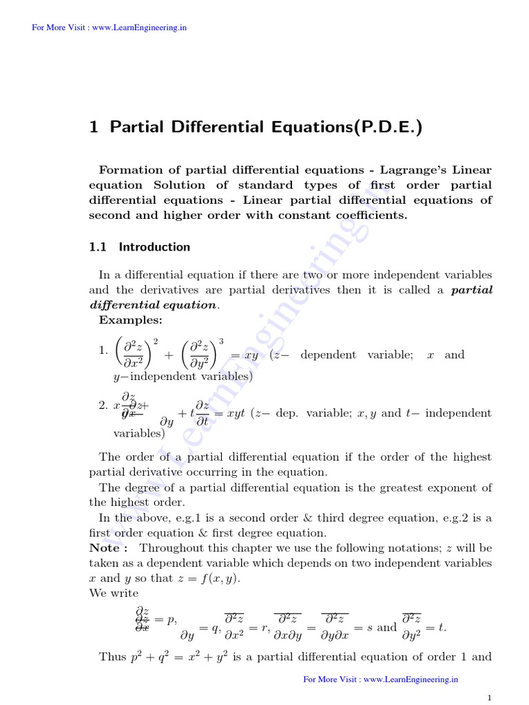 MA8353 Transforms and Partial Differential Equations 02 - by LearnEngineering - in PDF | PDF ...