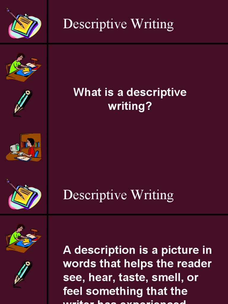 Essentials of Descriptive Writing | PDF