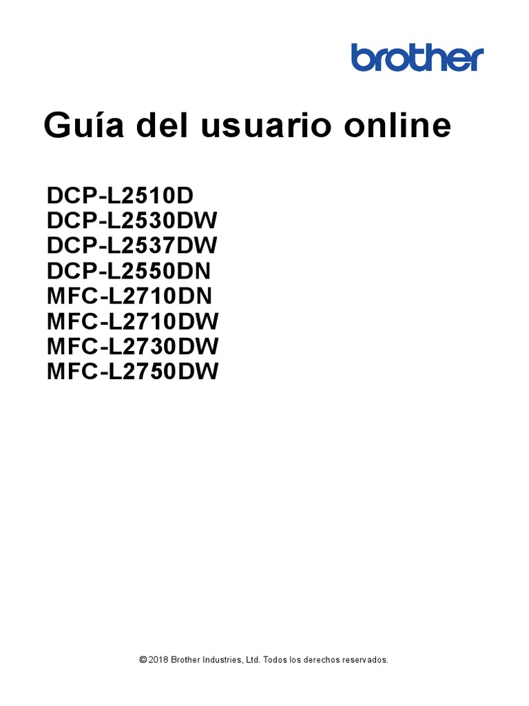 Brother MFC-L2710DW Manual Usuario | PDF | Apple Inc. | Fax