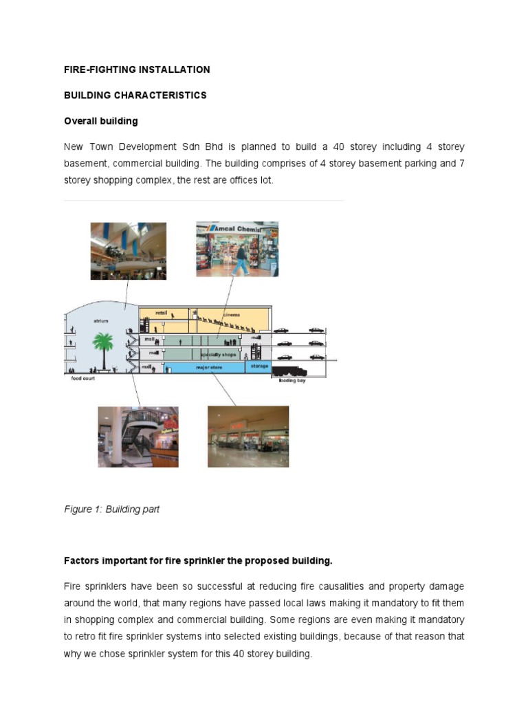 High Rise Building Sprinkler Systems Pdf Fire Sprinkler System Smoke