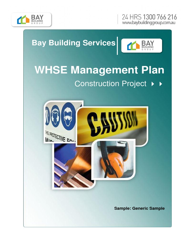 WHS Construction Safety Plan Generic Sample | PDF | Emergency ...