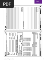 Answer Sheet PET 2020 | PDF