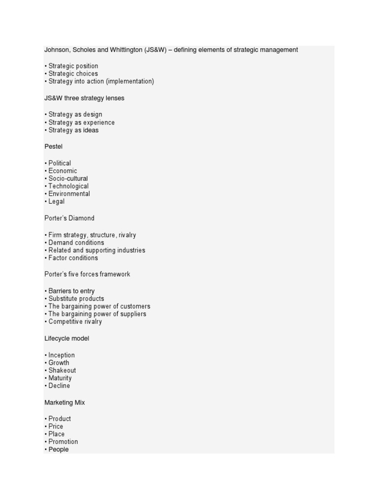 P3 Models | PDF | Strategic Management | Marketing