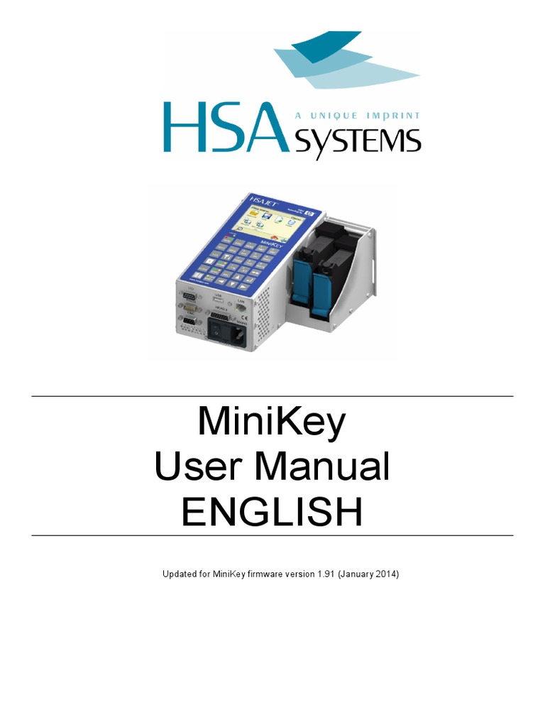 Minikey User Manual English: Updated For Minikey Firmware Version 1.91 ...