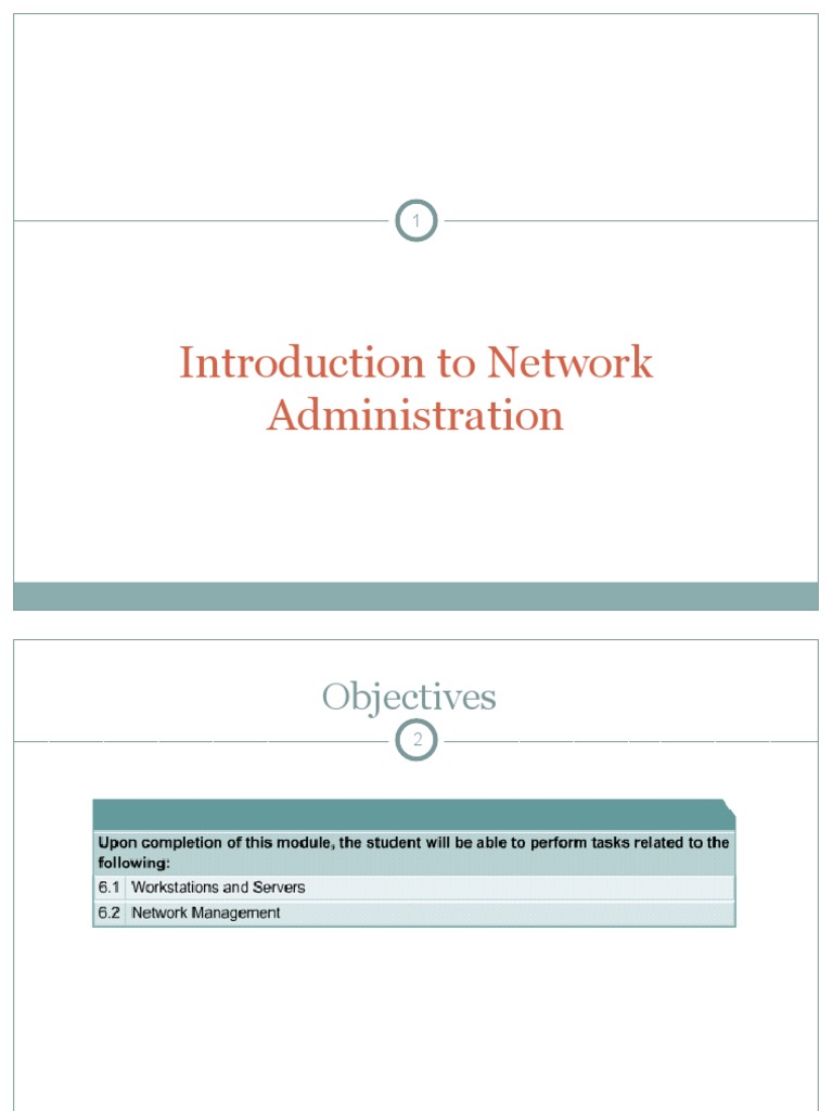 Lecture 12 - Introduction To Network Administration | PDF | Linux | Computer Network