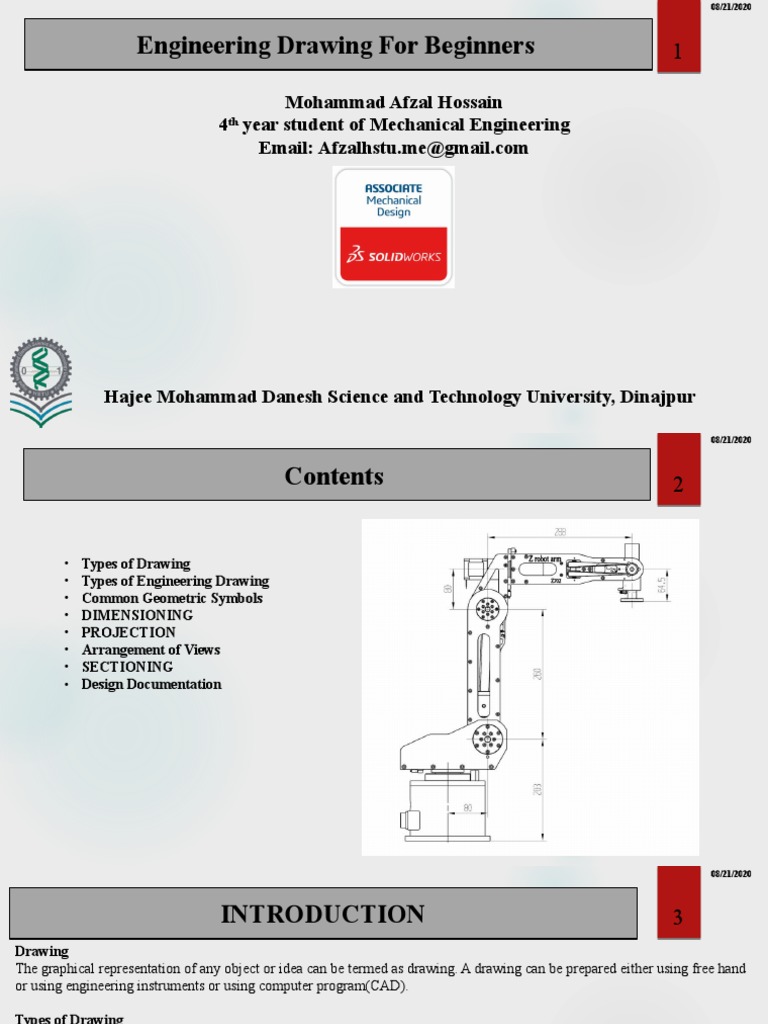 Beginner's Guide to Engineering Drawing | PDF | Space | Engineering