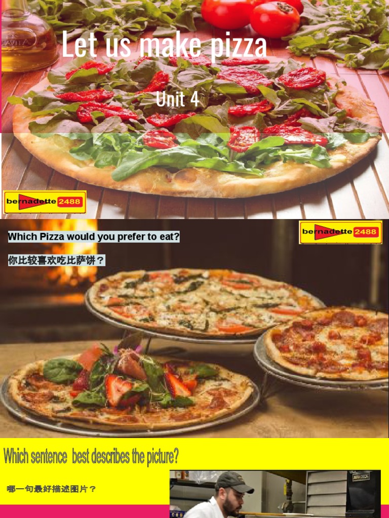 Let Us Make Pizza: Unit 4 | PDF