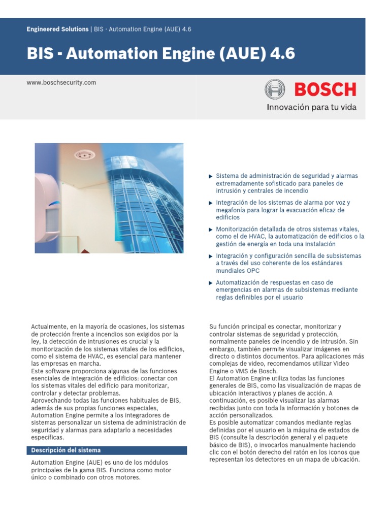 BIS - Automation Engine (AUE) 4.6 | PDF | Servidor (Computación) | Software del sistema