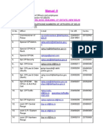 Police Directory SW Delhi | PDF