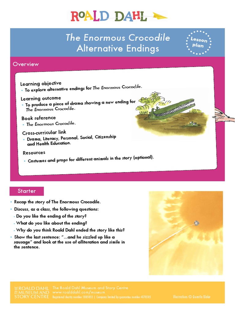 The Enormous Crocodile: Alternative Endings | PDF