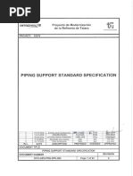 Pipe Support Standards for Refinery Projects | PDF | Pipe (Fluid ...