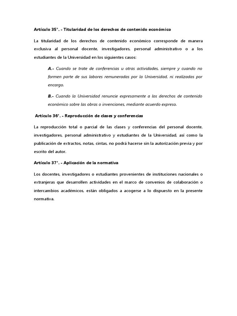 Artículo 35-37 | PDF
