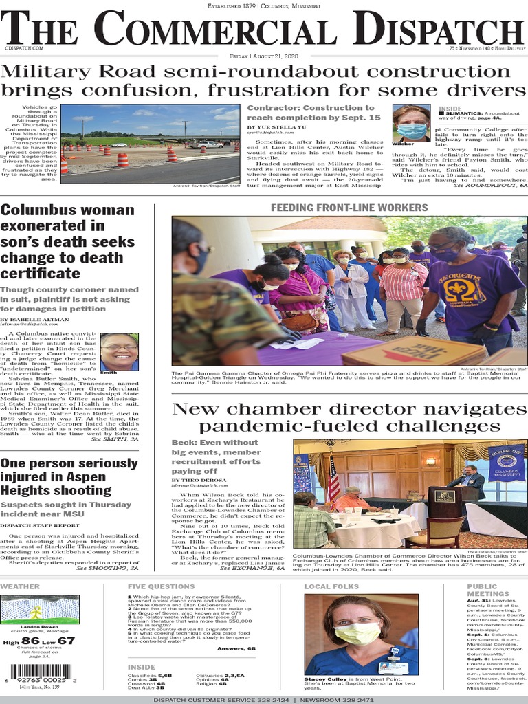 Commercial Dispatch Eedition 8-21-20 | PDF | Business