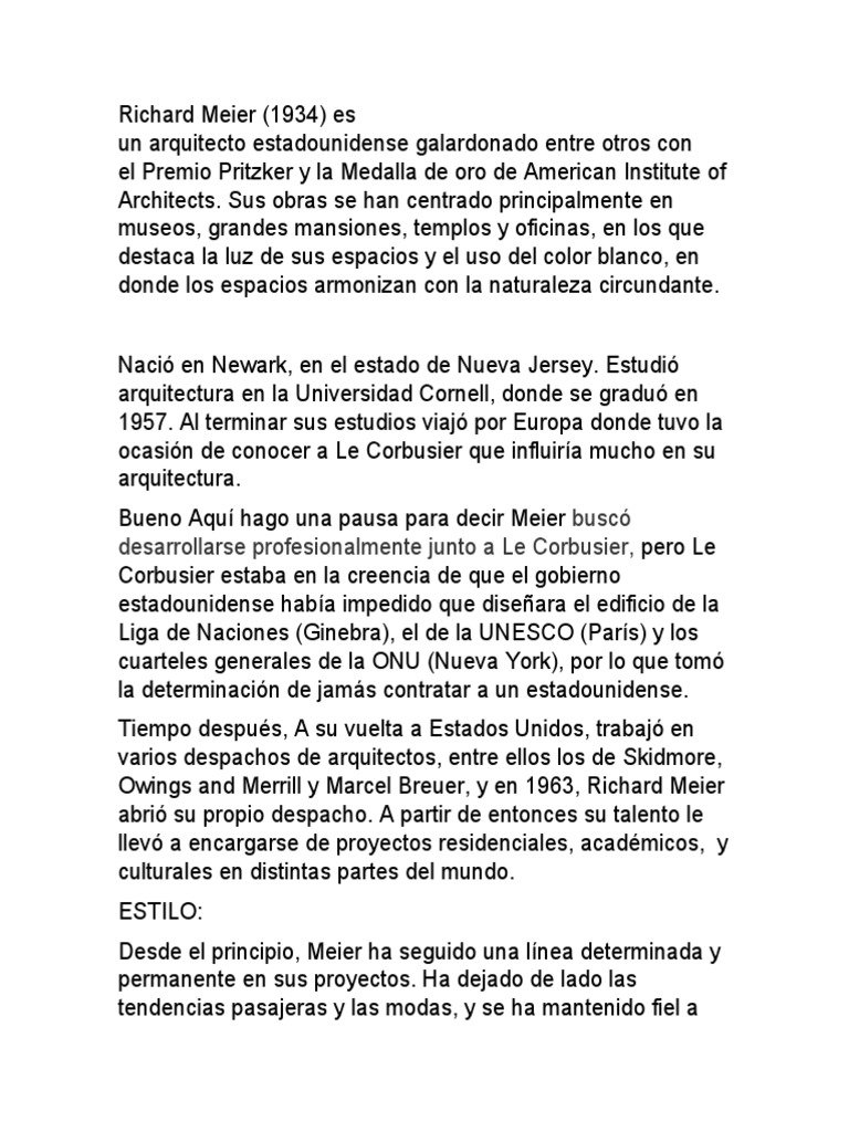 Richard Meier | PDF