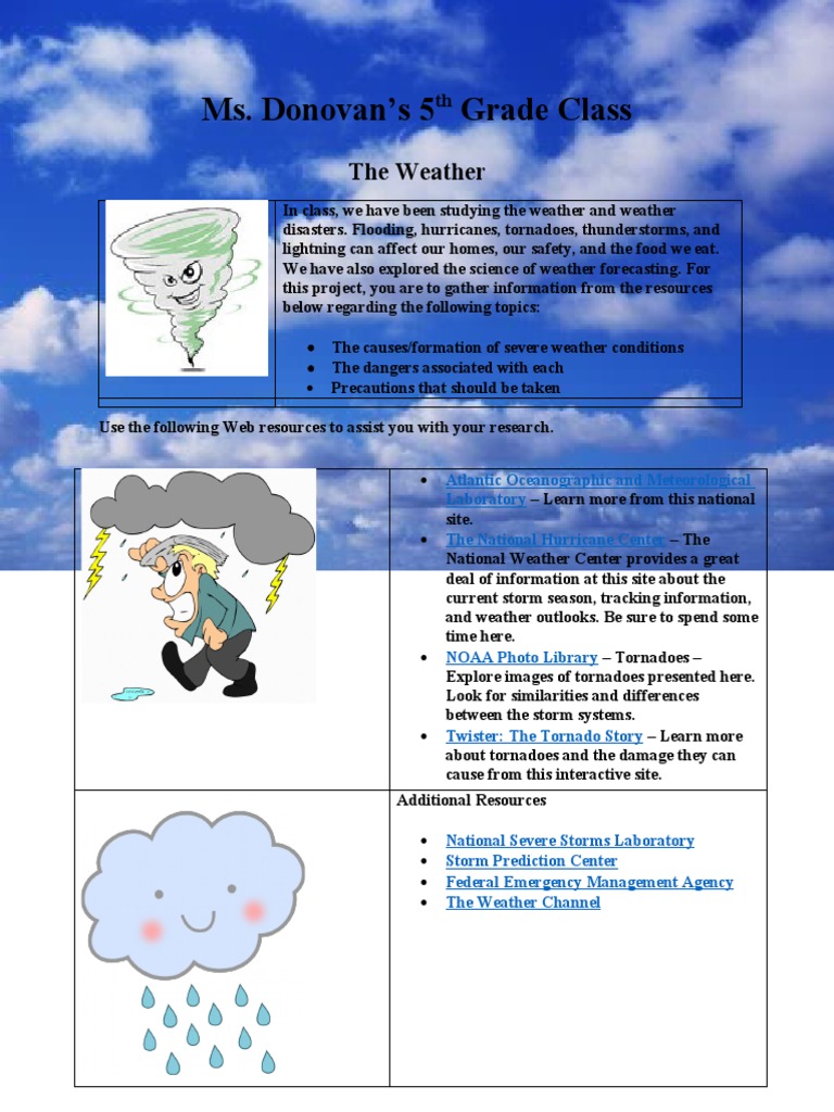 Chapter 7 Exercises | PDF | Tornadoes | Weather