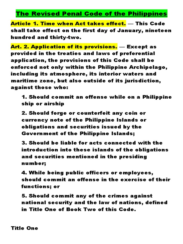 RPC Wallpaper | PDF | Felony | Imprisonment