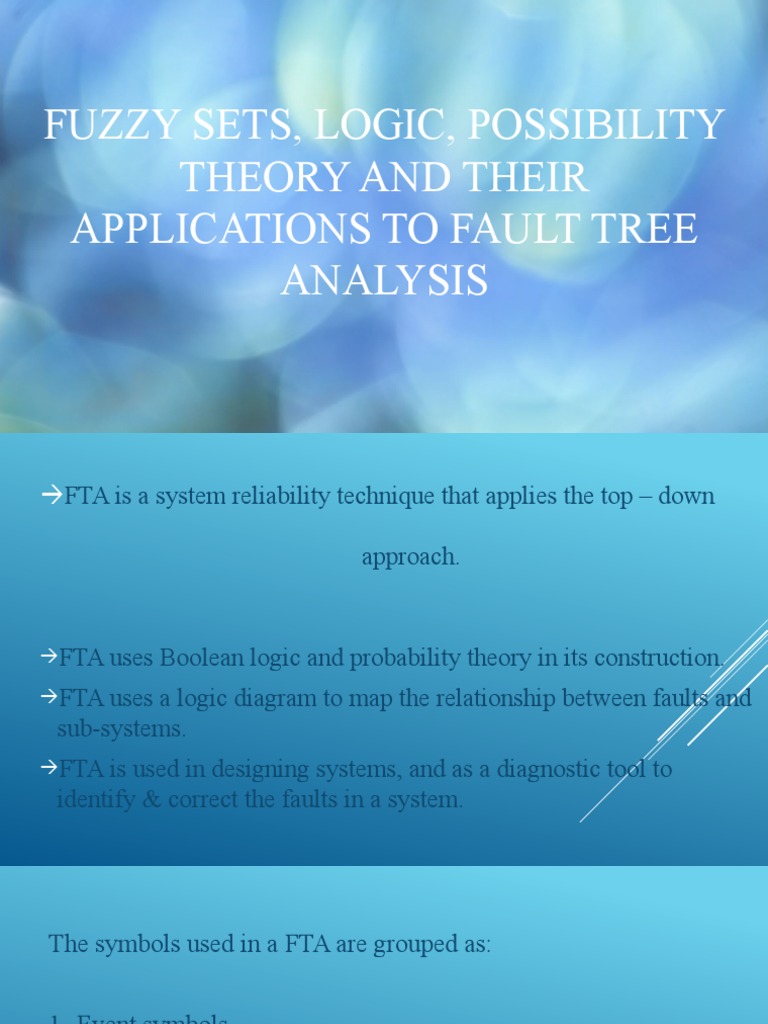 Fuzzy Logic, Sets, Possibility Theory and | PDF | Fuzzy Logic | Analysis