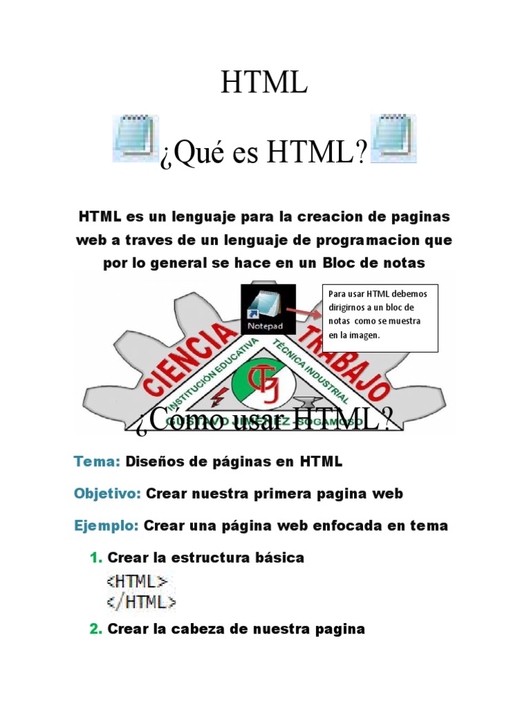 Guia de HTML | PDF | HTML | Página web